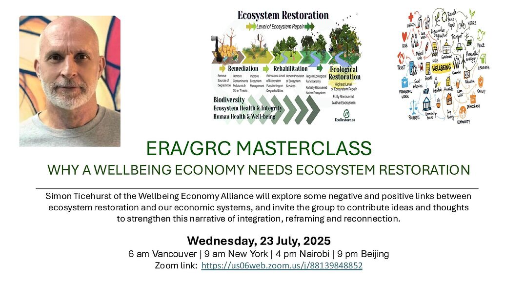 Ecosystem Restoration and Wellbeing Economies - Amplify Channel - WEAll ...